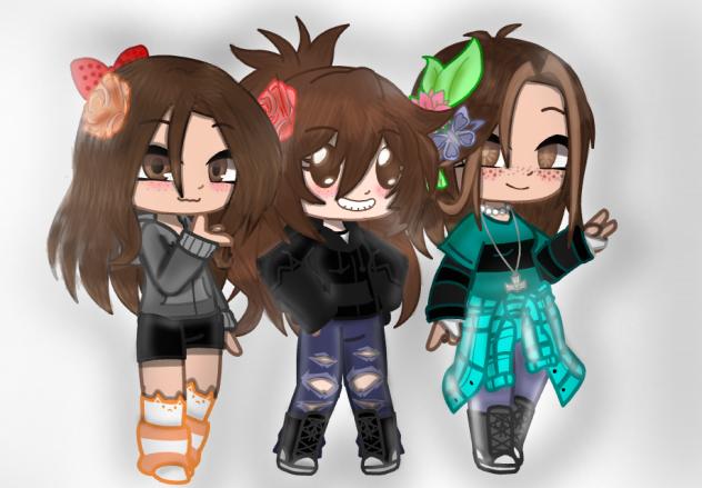 trio friend ship - ibisPaint