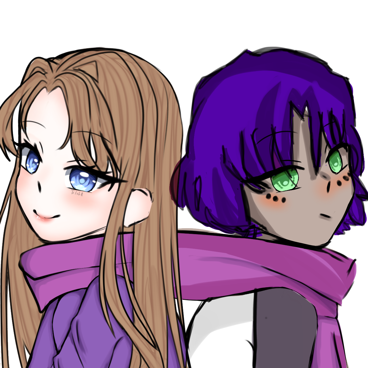 ℂ𝐨𝐥𝐚𝐛 𝚠 𝕋𝐫𝐢𝐬𝐡𝐚 - ibisPaint