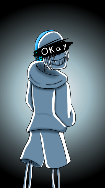 Okay (Sans Undertale) - ibisPaint
