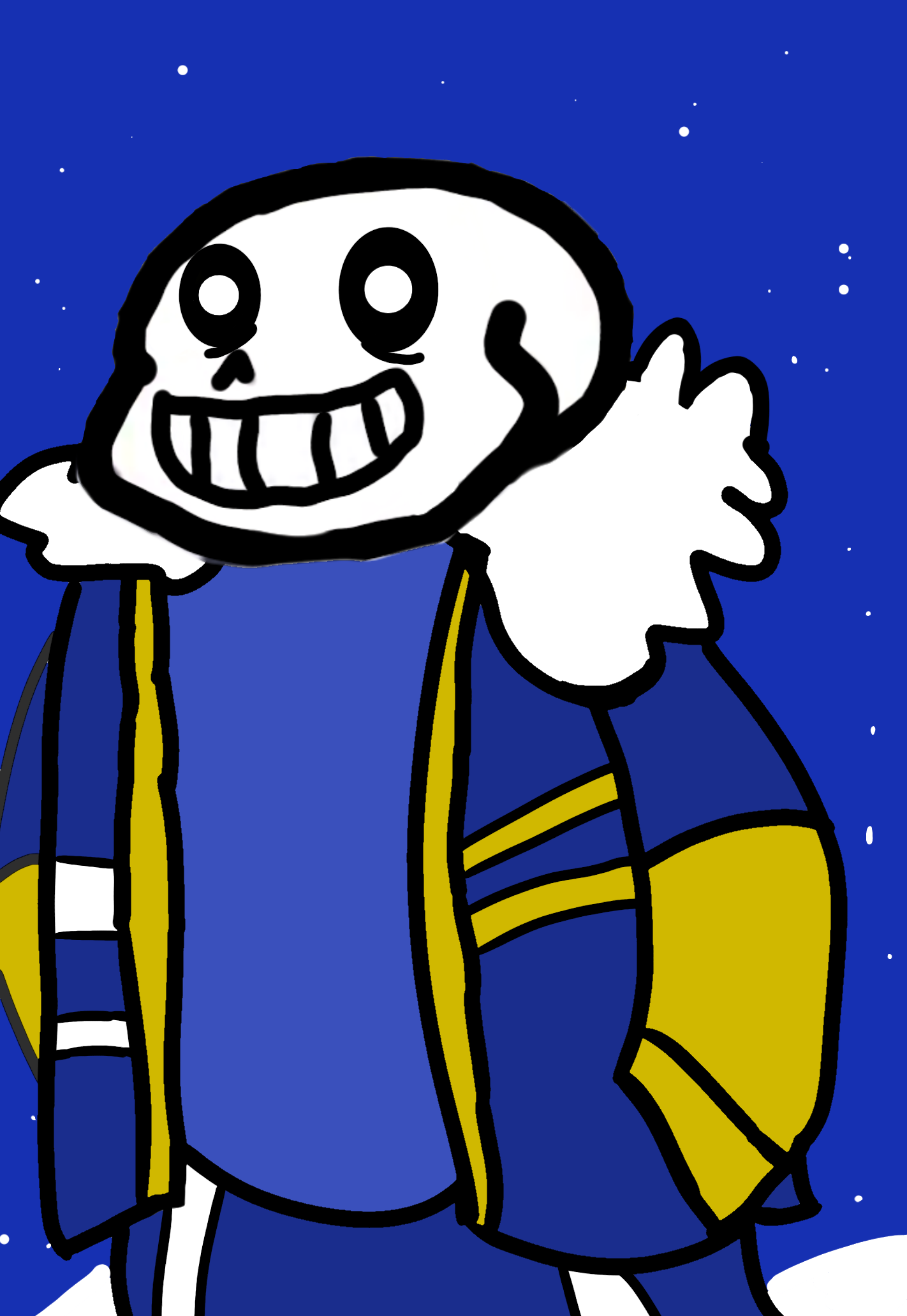 [speedpaint] outertale sans - ibisPaint