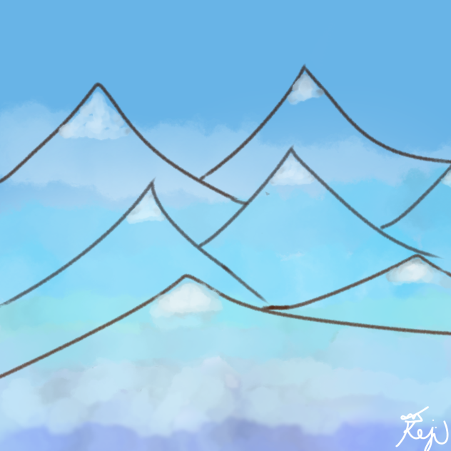 Serene Mountains - ibisPaint