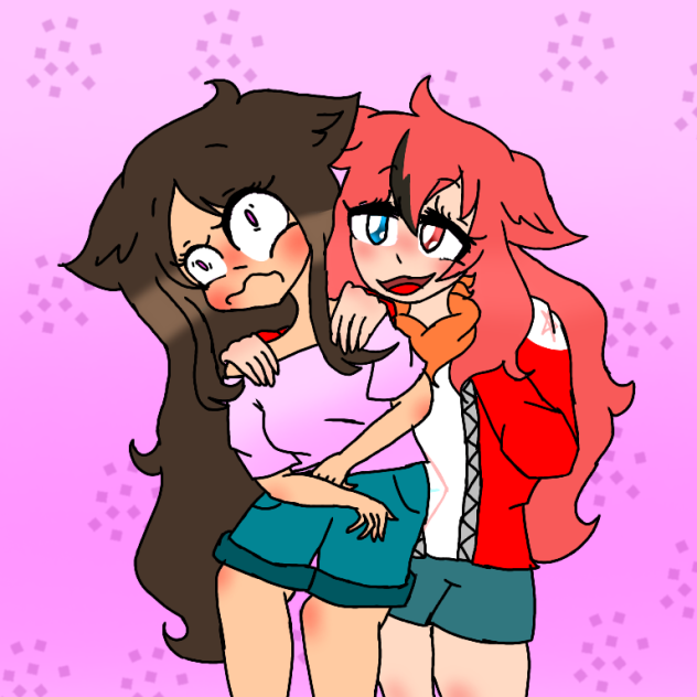 me getting scared by my friend - ibisPaint