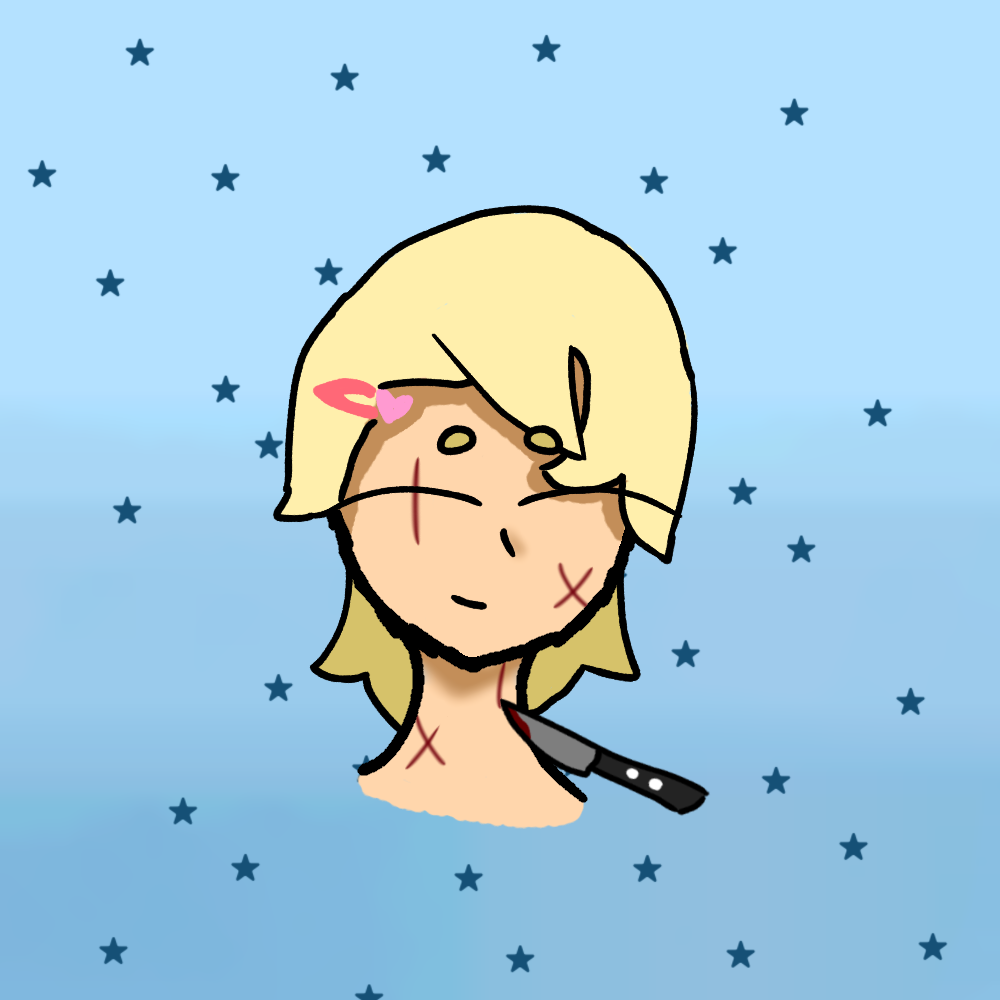 try to use my new scar brush - ibisPaint