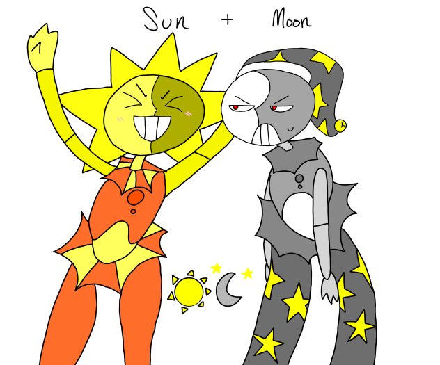 SUN + MOON - ibisPaint