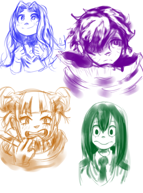 Some MHA sketches - ibisPaint