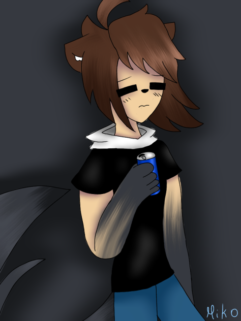 semi-furry Miko - ibisPaint