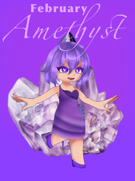 Amethyst Birthstone series pt2 - ibisPaint