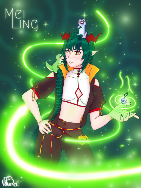 Mei Ling em Ascensão - ibisPaint
