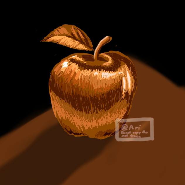 Golden apple - ibisPaint