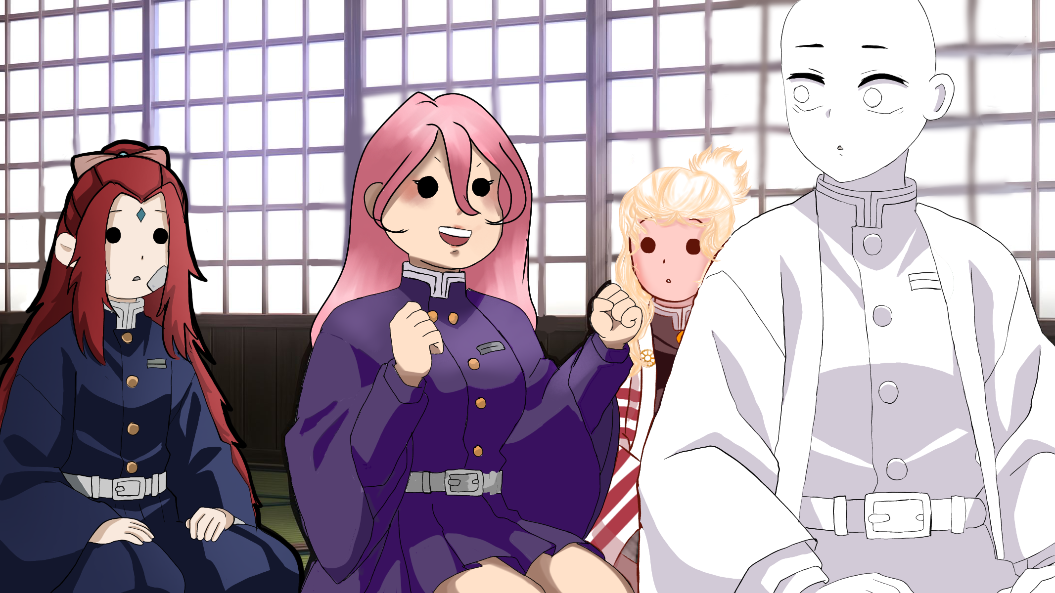 Kny hashira collab - ibisPaint