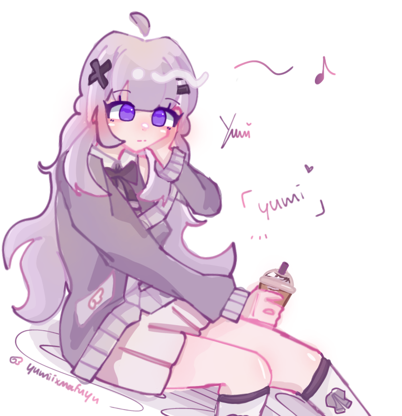 yumii and coffee - ibisPaint