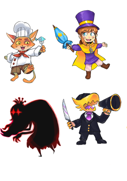A Hat in Time characters - ibisPaint