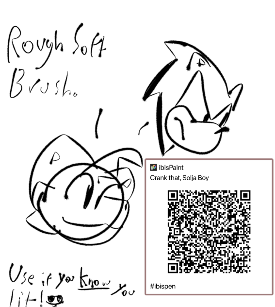 Rough soft sketch brush thing - ibisPaint