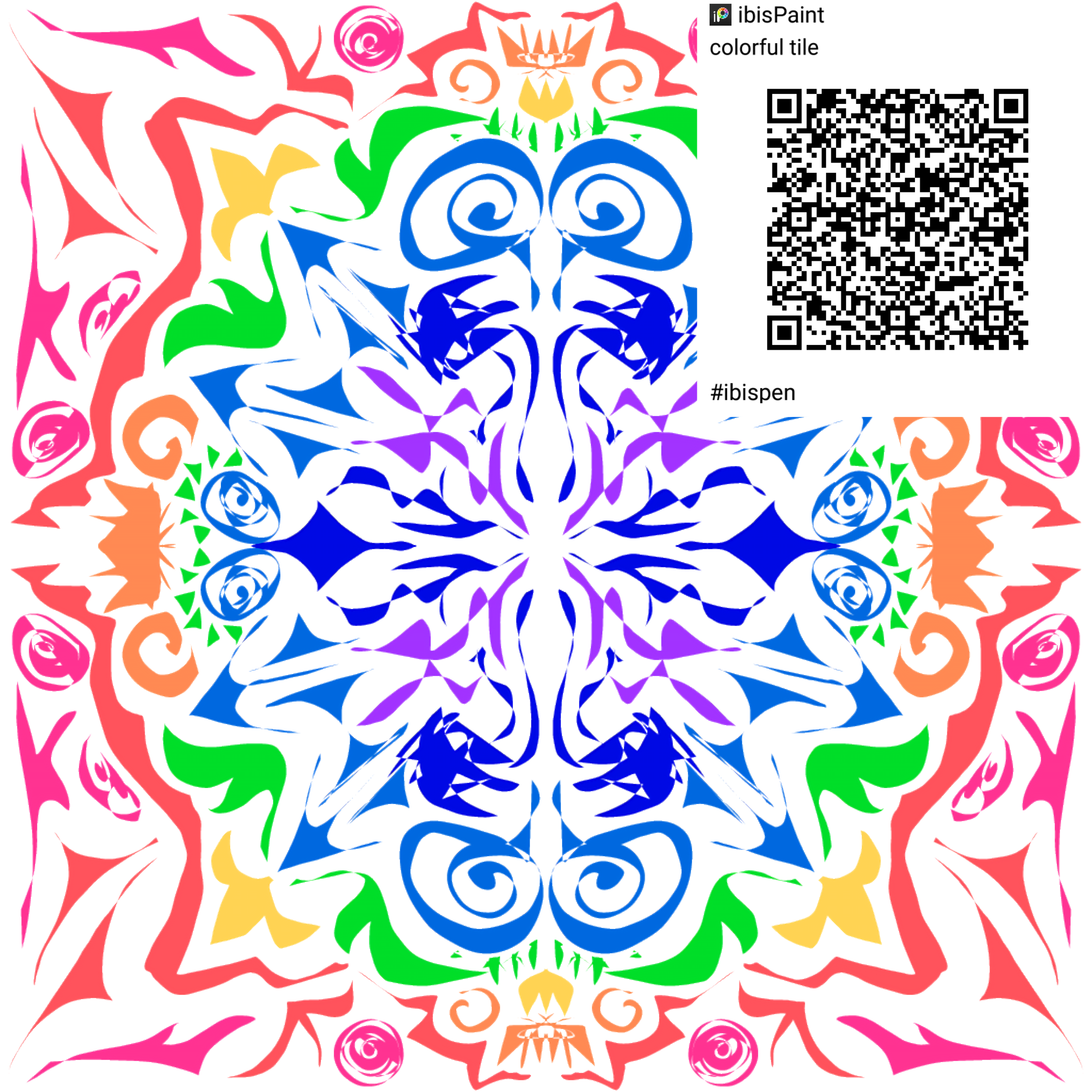 Colorful Tile 🌈 - ibisPaint