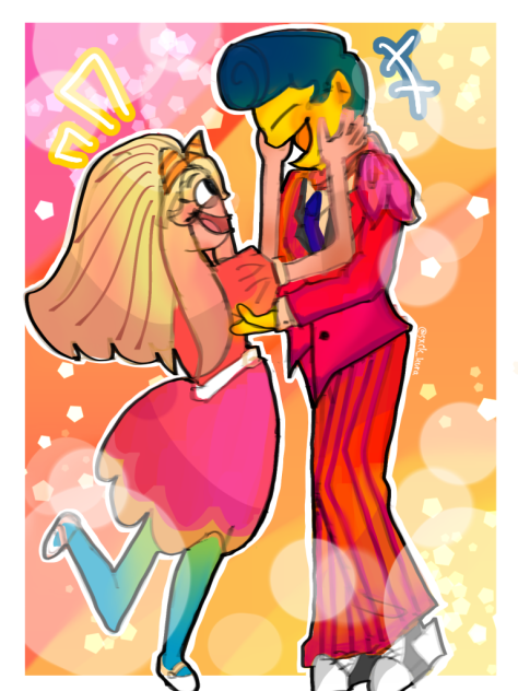 Wally x Julie 💛💙 - ibisPaint