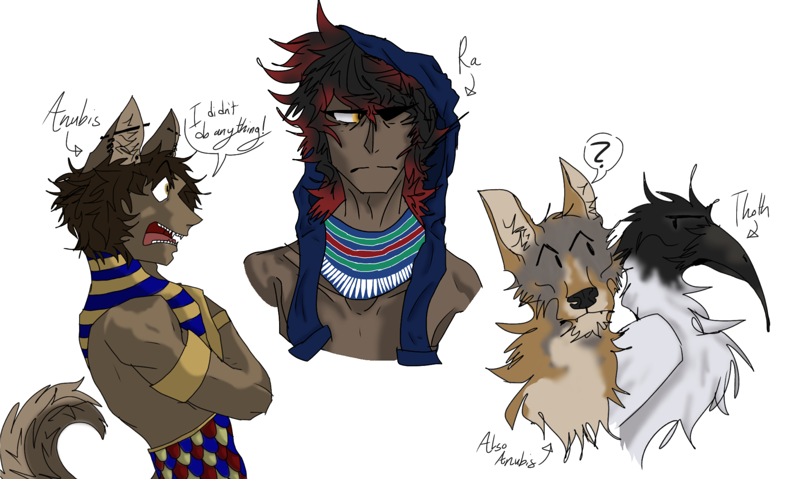 OCs Based Off Egyptian Gods!!!!! - ibisPaint
