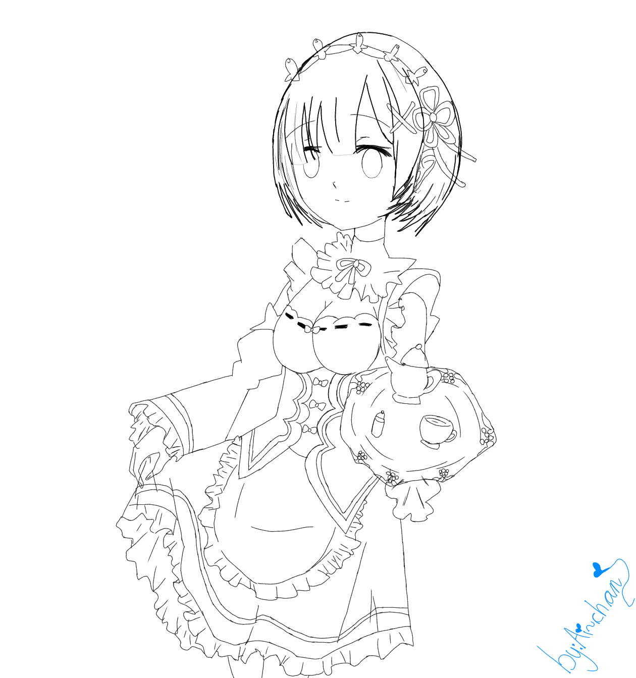 Re-zero Rem🤍 - ibisPaint