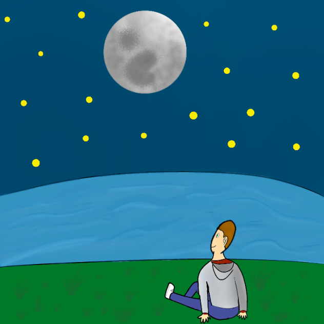 Anochecer( versión con ventana) - ibisPaint
