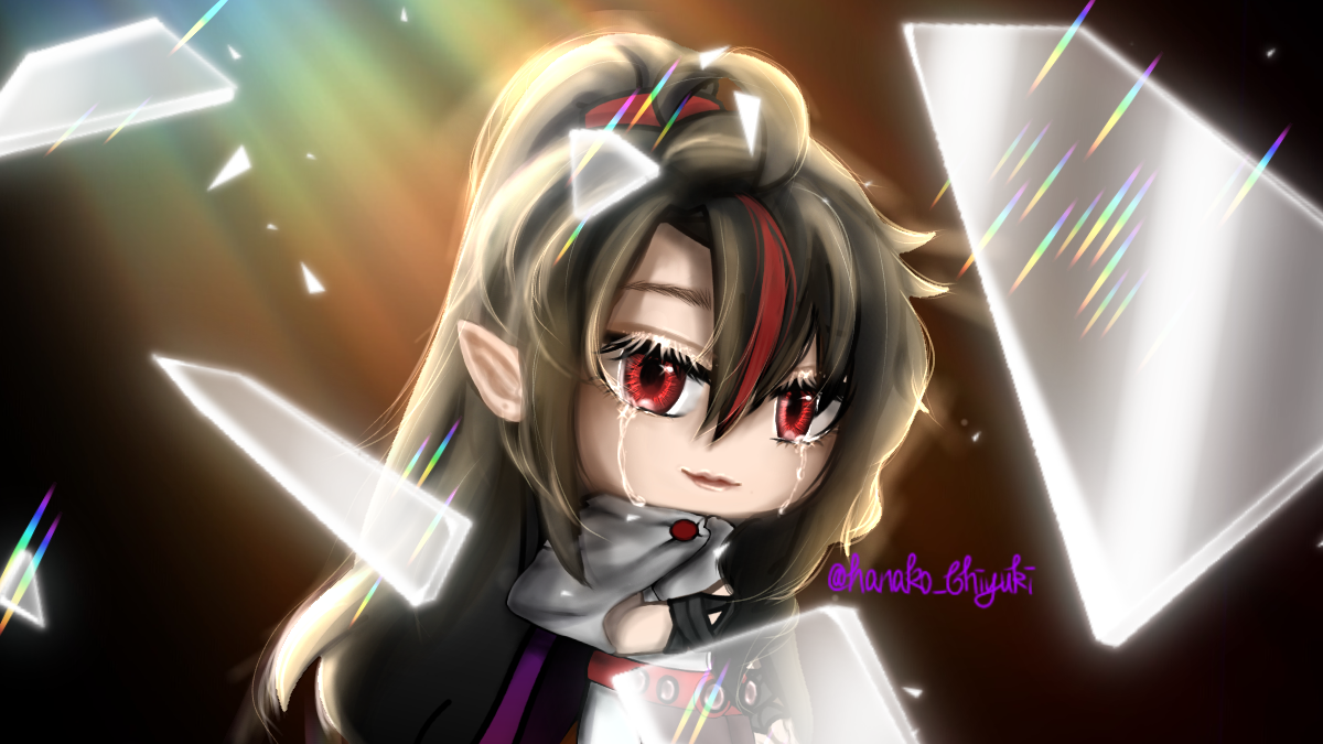gachalife oc drawing- the shattered ruby - ibisPaint