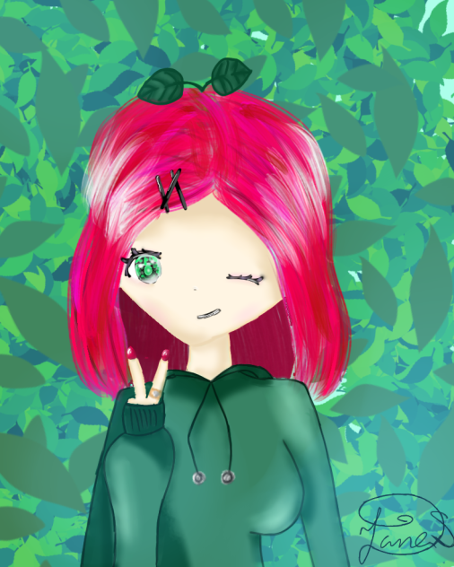 Leaf Girl - ibisPaint