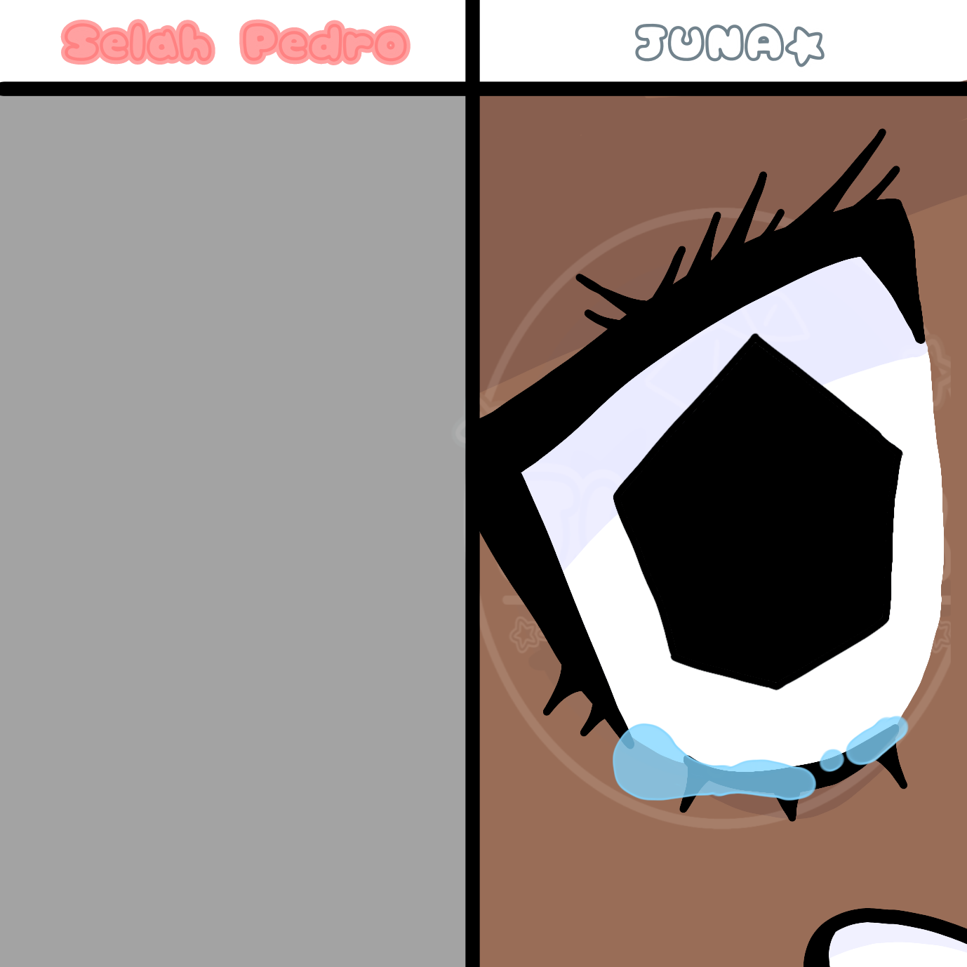 Sad eye collab with Selah Pedro - ibisPaint