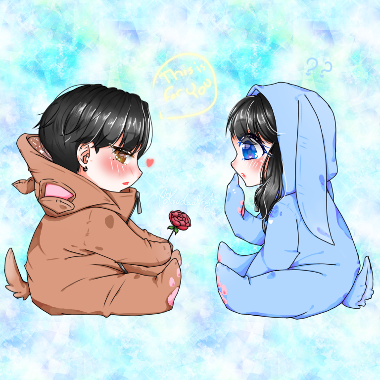 bebe & louis 🐶🌹🐰 - ibisPaint