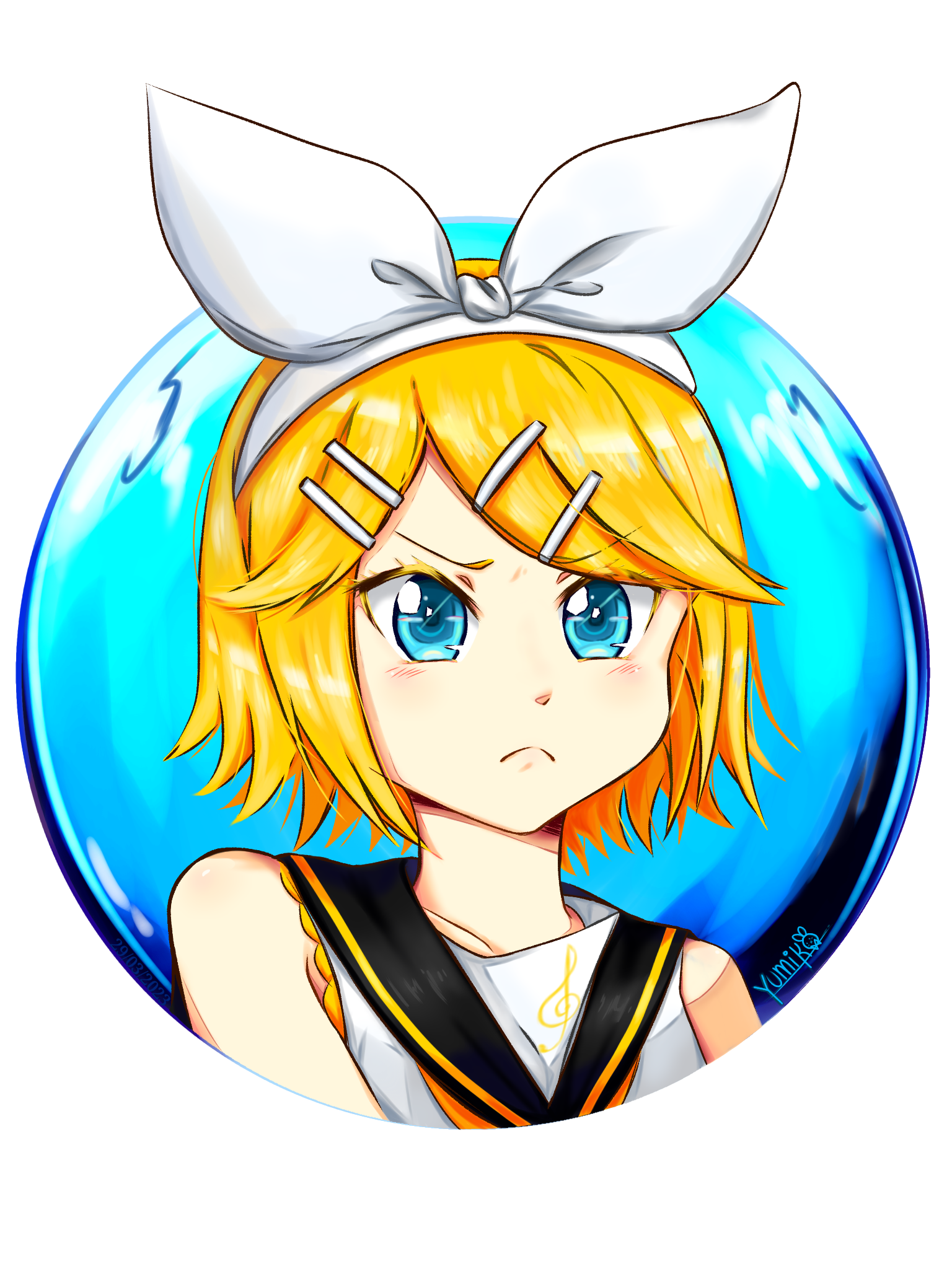 Rin_Kagamine(icon) - ibisPaint