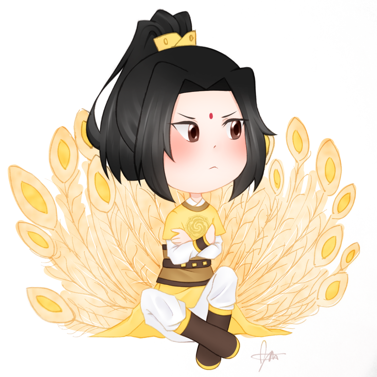 Golden Peacock - ibisPaint