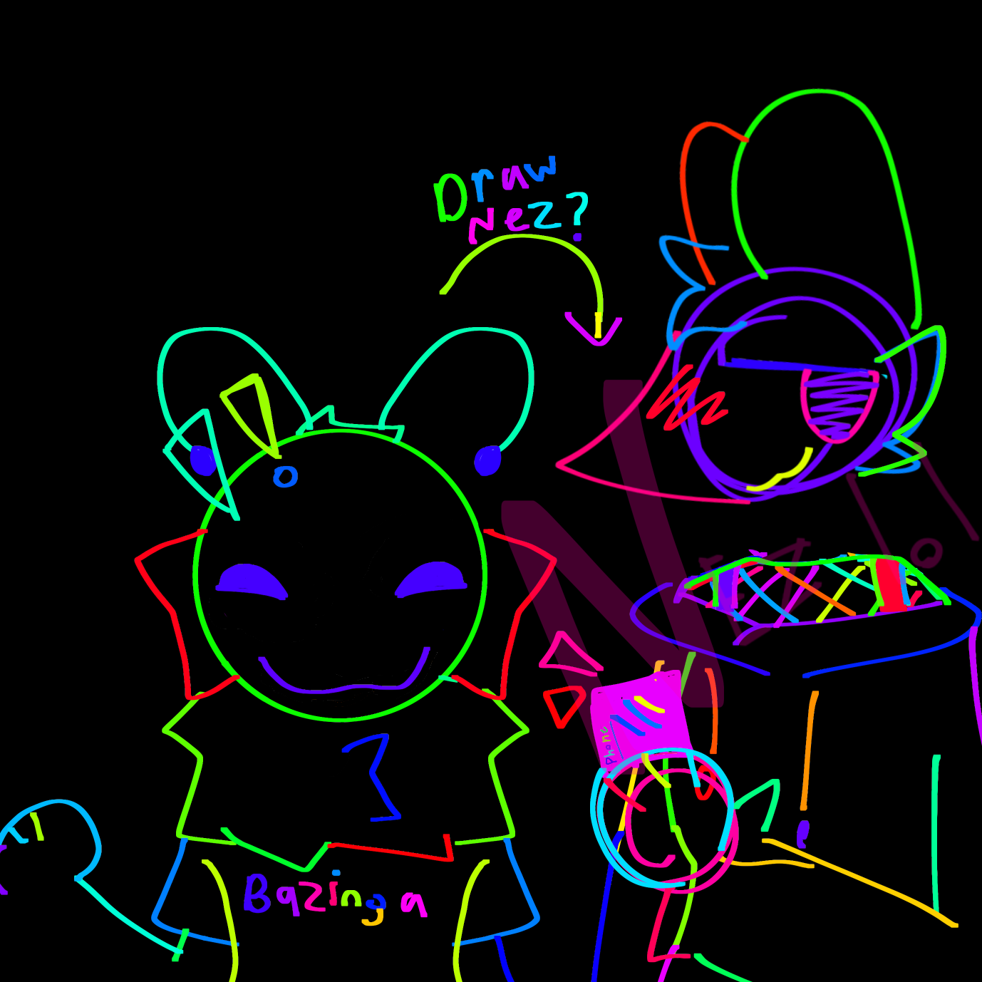 COLLAB WITH NEZ ^ . ^ - ibisPaint