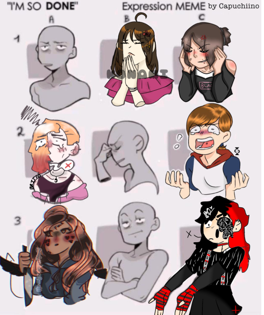 Uhm...another colab (expression meme) - ibisPaint