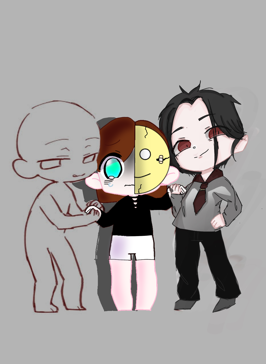 Love triangle collab - ibisPaint