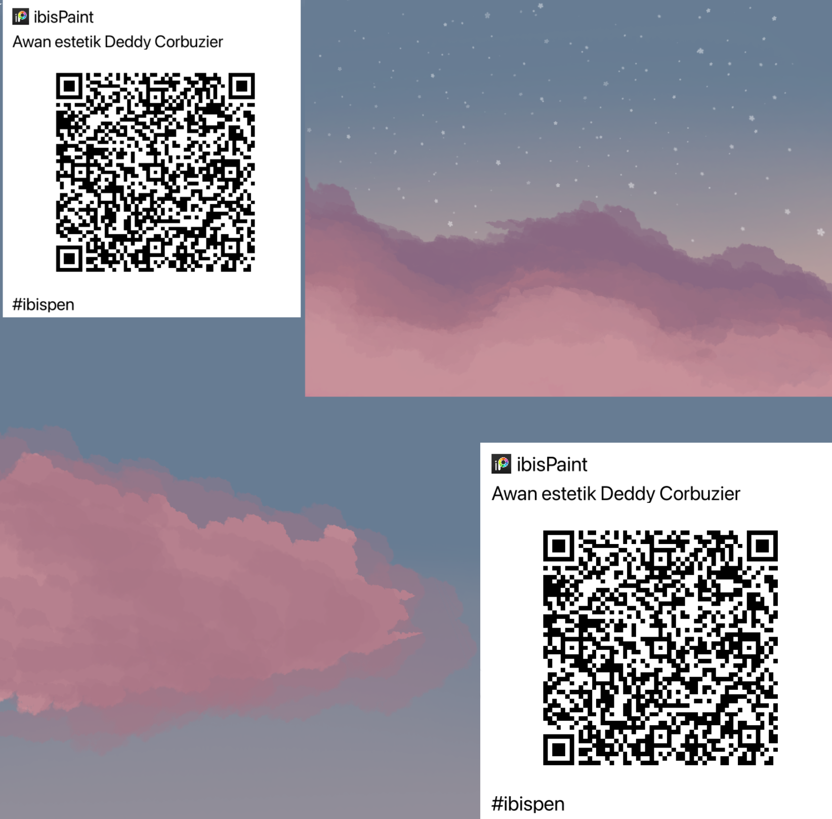 Clouds -.- - ibisPaint