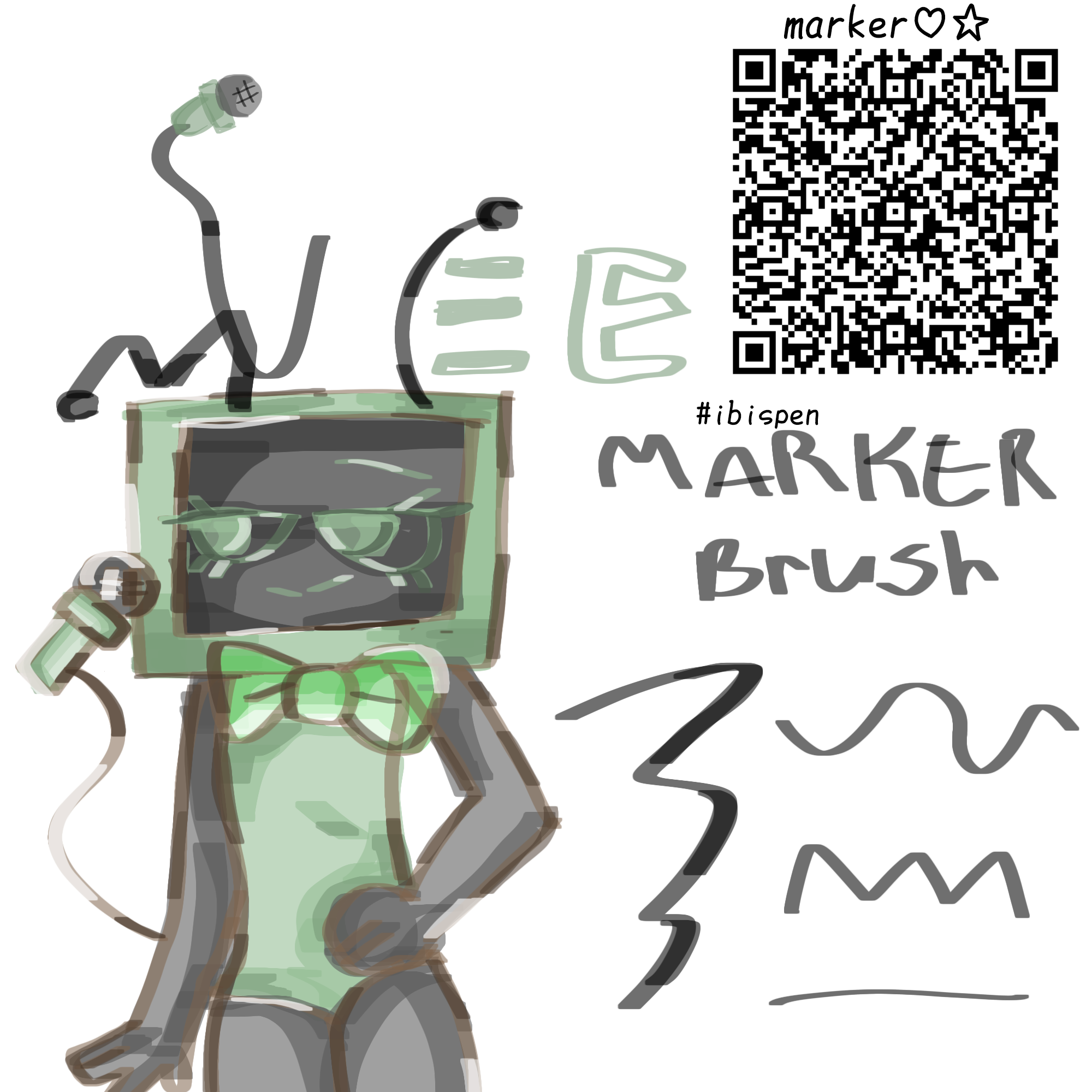 marker brush! - ibisPaint