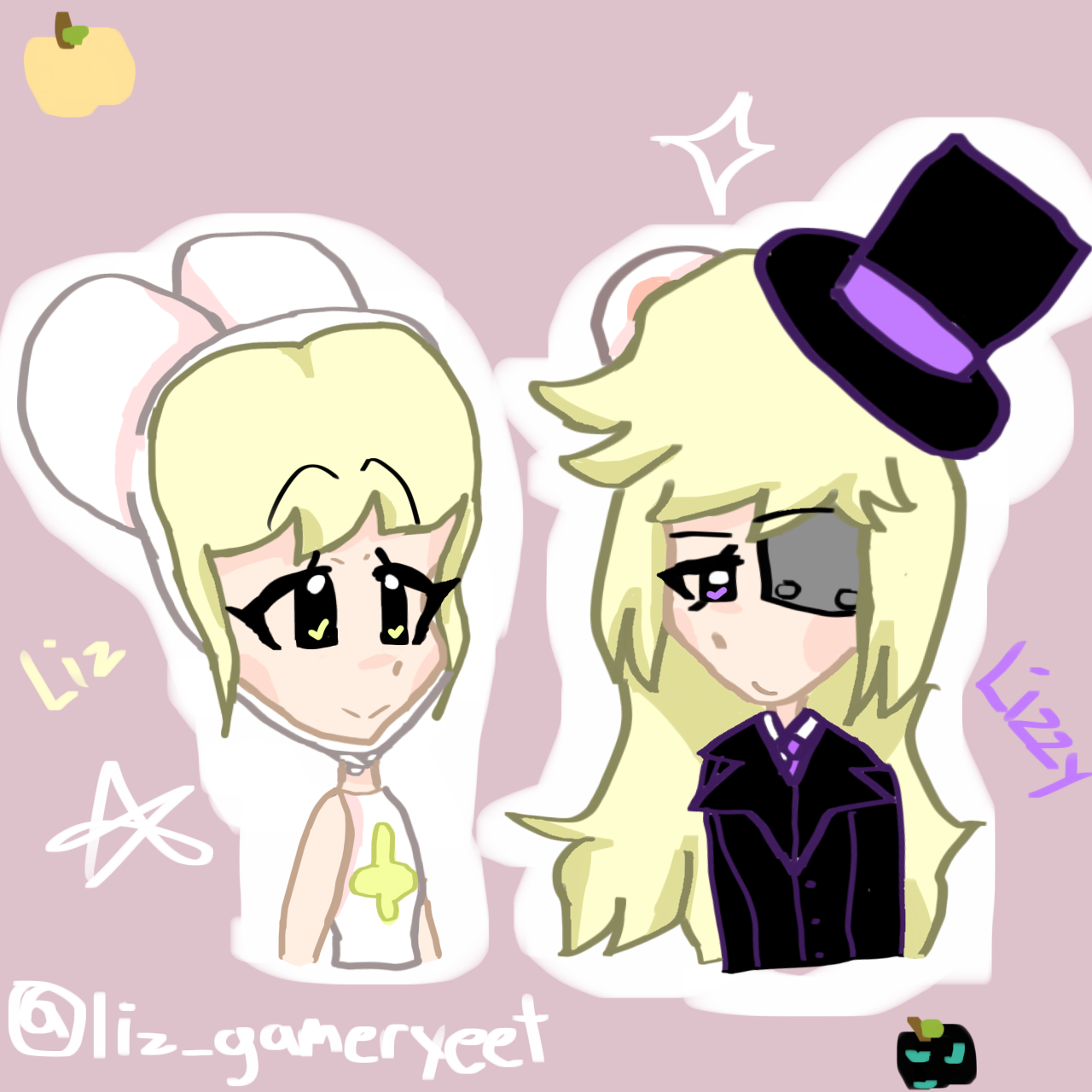 Liz and Lizzy art! - ibisPaint