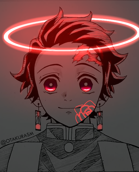 Tanjiro glow art - ibisPaint