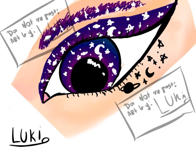 Cosmic eye (V2) - ibisPaint