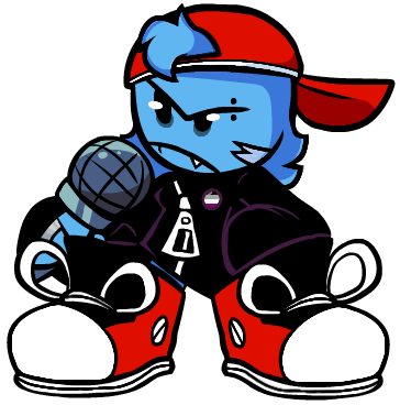 Mean BF Edit - FNF Minus Sprite Edit - ibisPaint