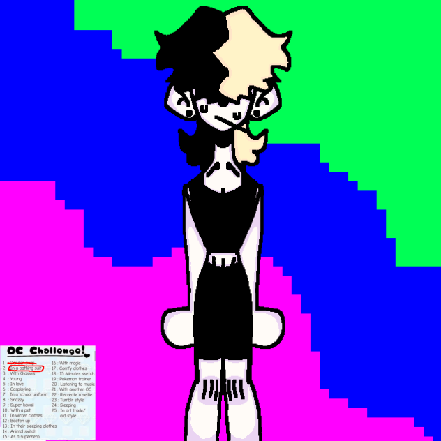 25 day oc challenge -day 2- bathing suit - ibisPaint