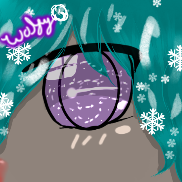 Snowfall comet - ibisPaint