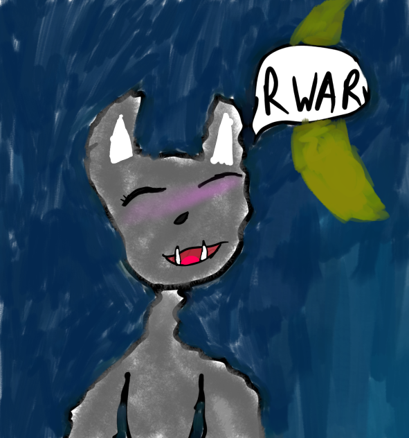 The cute wolf human - ibisPaint