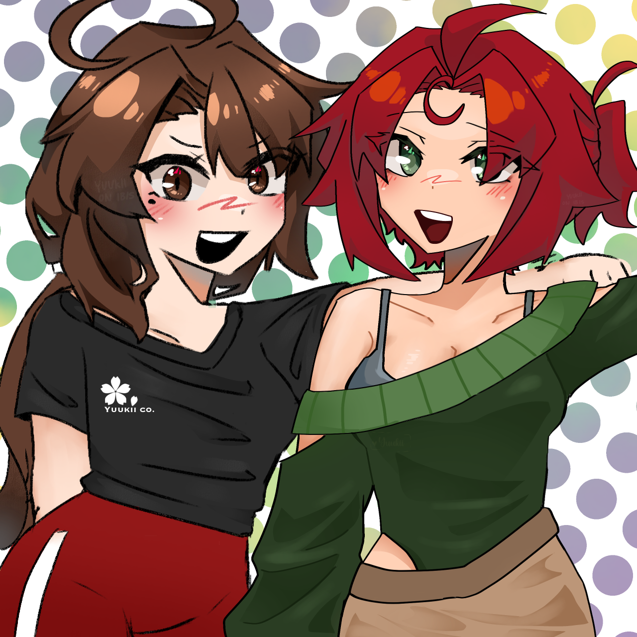 Yuukii and Akane - ibisPaint