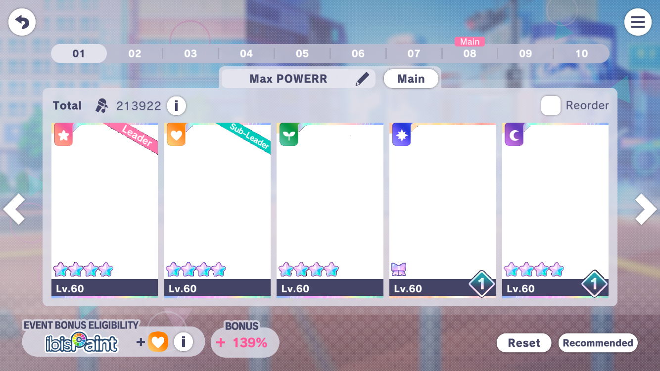 Pjsk card template - ibisPaint