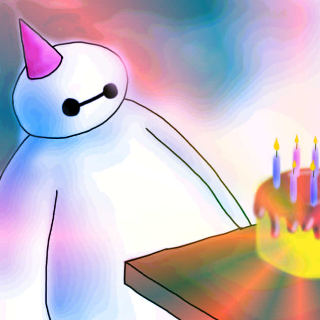 Birthday Baymax - ibisPaint