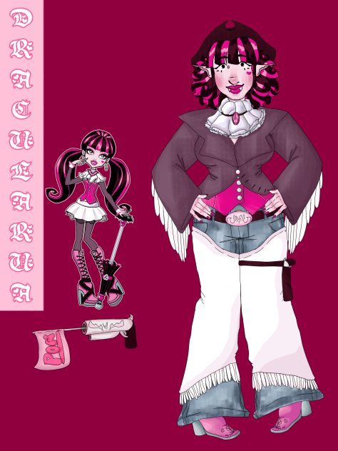 cowgirl draculaura - ibisPaint