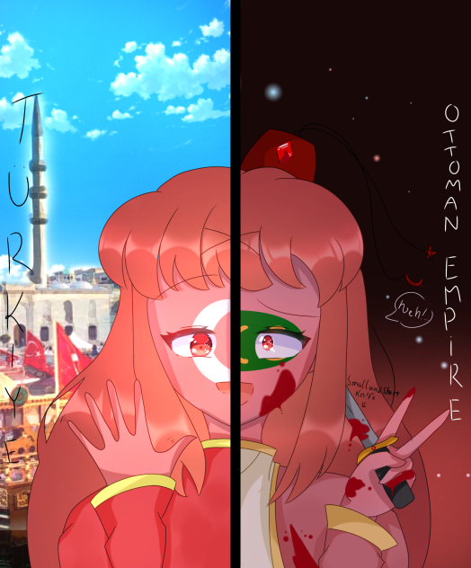 Türkiye and Ottoman Empire - ibisPaint