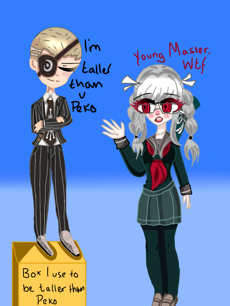 Peko and Fuyuhiko- Day 7 - ibisPaint