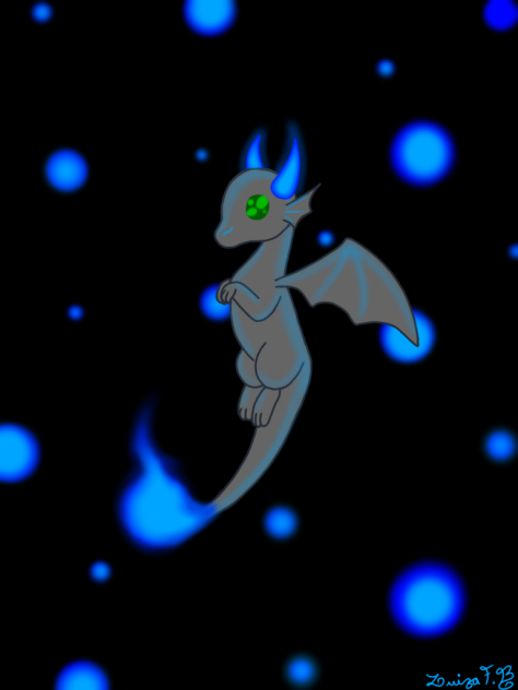 Blue Dragon - ibisPaint