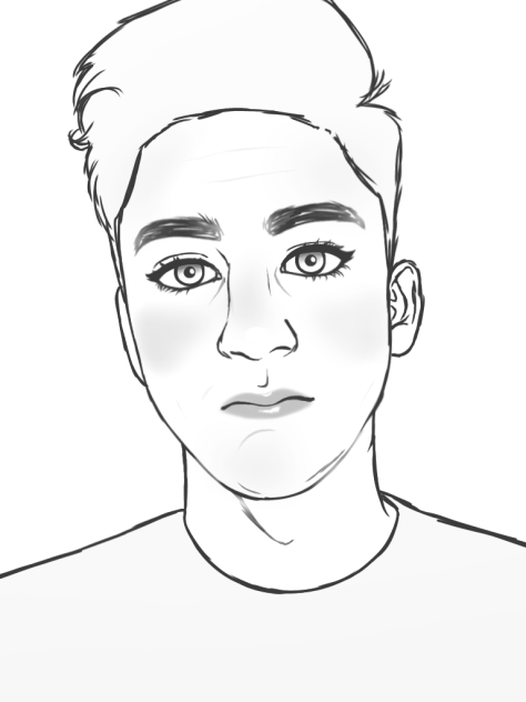 danny with makeup - ibisPaint