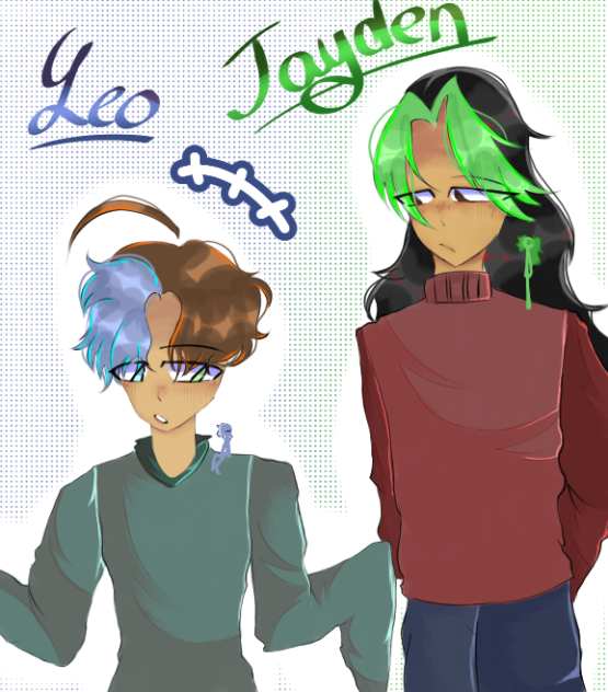 Leo and Jay human ver - ibisPaint