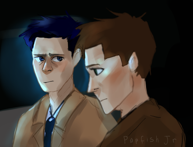 Dean and Cas - ibisPaint